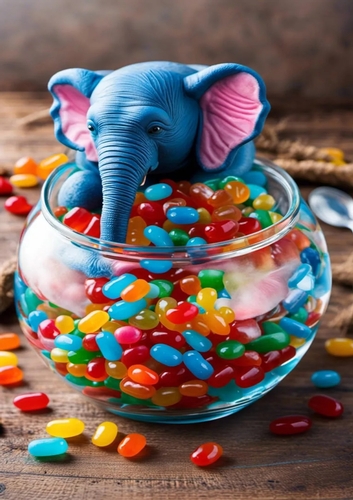 No moew sweets Elephant - CUP1232358_2229 | Craftsuprint