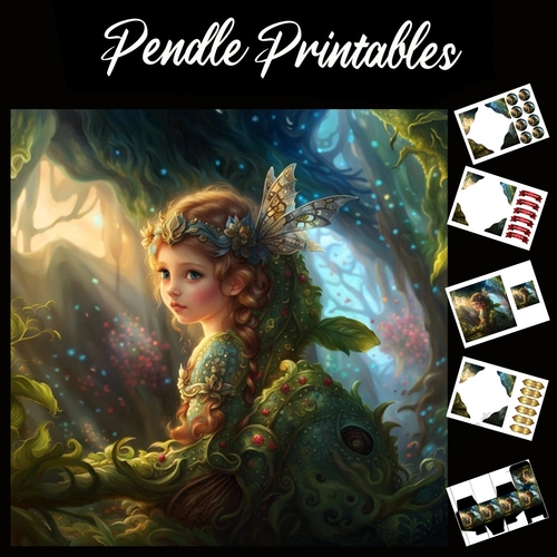 Stunning fairy 7x7 card kit 3D Corner decoupage . - CUP1249956_2229 ...