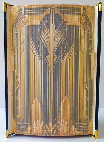 Vintage Art Deco Panneling 05 Fore Edge Strip Art Book Pattern ...
