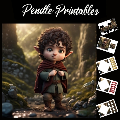 Hobbit 7x7 Card Kit. Matching Box, Gift Bauble,Tag - CUP1278751_2229 ...