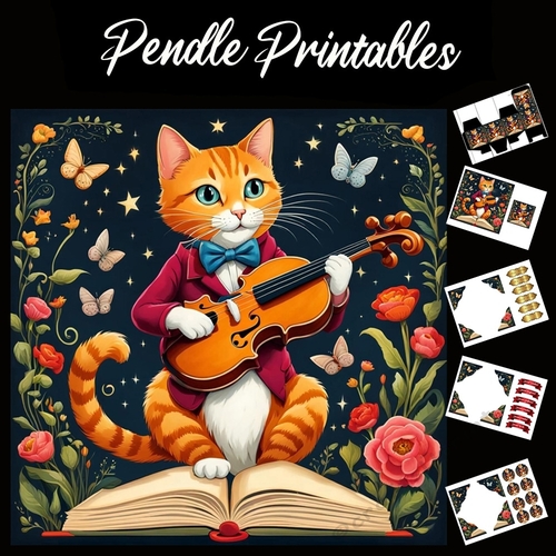 Nursery Rhyme: Hey Diddle Diddle 10 7x7 Card Kit. Matching Box, Gift ...