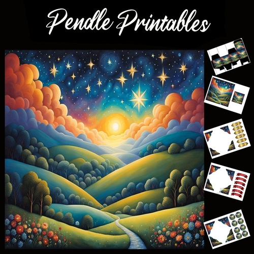 Nursery Rhyme: Twinkle Twinkle 10 7x7 Card Kit. Matching Box, Gift ...