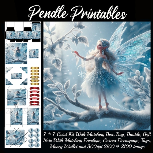 Beautiful Snow Fairy Complete Kit - CUP1321076_2229 | Craftsuprint
