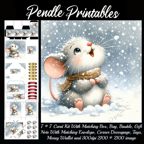 Cute Mouses First Snow 2 Complete Kit - CUP1321329_2229 | Craftsuprint