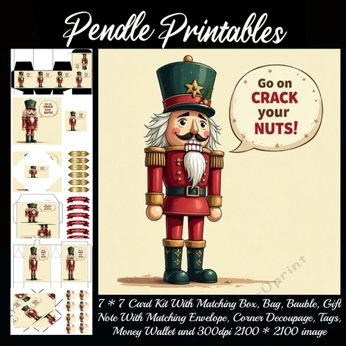 Go On Crack Your Nuts! Nutcracker. 9 Piece 7x7 Complete Kit ...