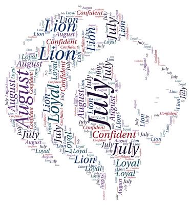 Leo Lion Star Sign Word Art - CUP630979_2229 | Craftsuprint