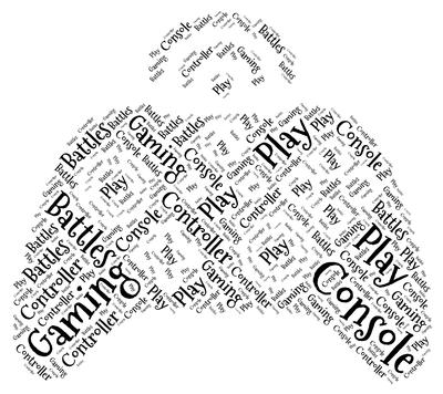 Game Controller Gaming Word Art - CUP631213_2229 | Craftsuprint