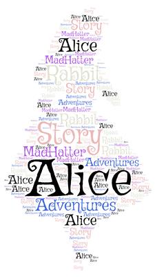 Alice Style Girl Word Art - CUP631270_2229 | Craftsuprint