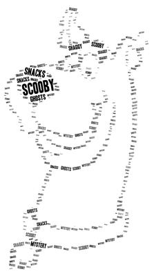 Scooby Style Word Art - CUP631383_2229 | Craftsuprint