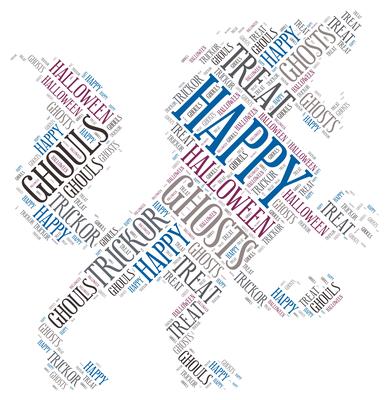 Spooky Werewolf Word Art Image - CUP631791_2229 | Craftsuprint