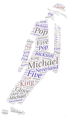 Michael Jackson Dance Pose Word Art - CUP720326_2229 | Craftsuprint