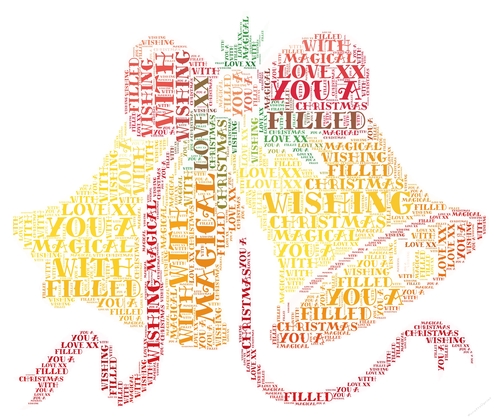 Christmas Bells Word Art - CUP734422_2229 | Craftsuprint