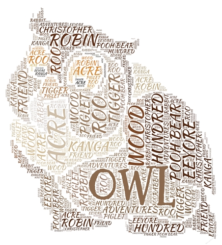 Winnie The Pooh Owl Word Art - CUP738740_2229 | Craftsuprint