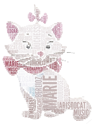 Aristocats Marie Kitten Word Art - CUP738766_2229 | Craftsuprint