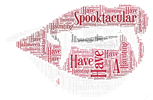 Halloween Red Lips With Fangs Word Art - CUP807133_2229 | Craftsuprint