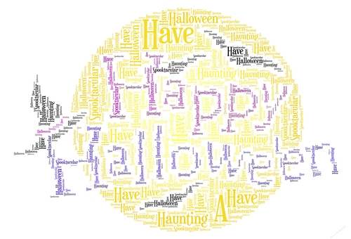 Halloween Happy Halloween Word Art - CUP807162_2229 | Craftsuprint