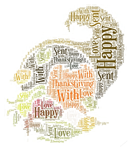 Thanksgiving Cornucopia Word Art - CUP807228_2229 | Craftsuprint