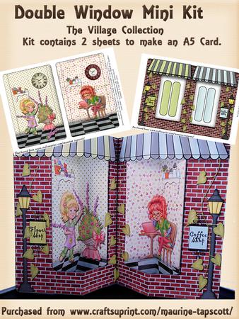 Double Window Card Mini Kit- the Florist & Coffee Shop - CUP428279_958 ...