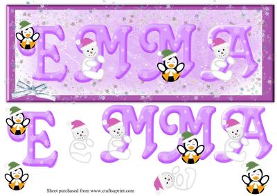 Emma Personalised Christmas Large Dl - CUP156302_617 | Craftsuprint