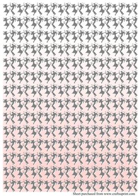 1950s Jiving Couple Pink Background Sheet - CUP88166_617 | Craftsuprint