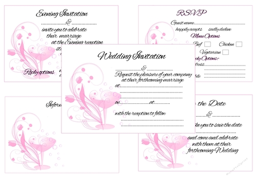 bubbles invite - CUP871028_48380 | Craftsuprint