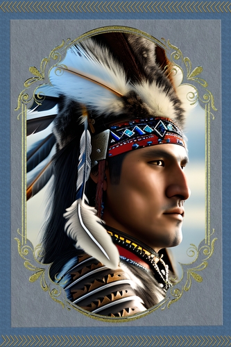 Native American Indian Birthday Card 6 - CUP1211423_121188 | Craftsuprint