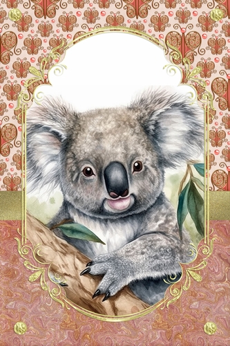Australian Australiana Koala Bear Birthday all occasion card front ...
