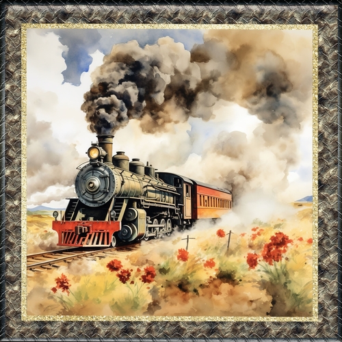 Masculine,Gender Neutral Steam Train Locomotive Fathers Day,Birthday ...