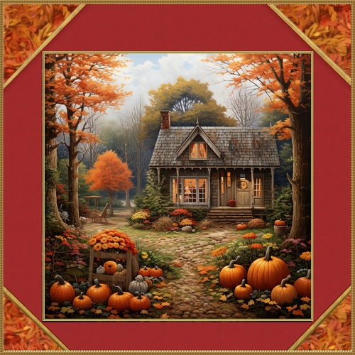 Autumn Scenic Gender Neutral Card Front Topper Male Birthday, Sympathy ...