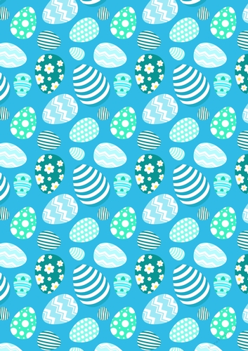 Colourful Easter Eggs Pattern A4 Craft Sheet Card Making Background 95 ...