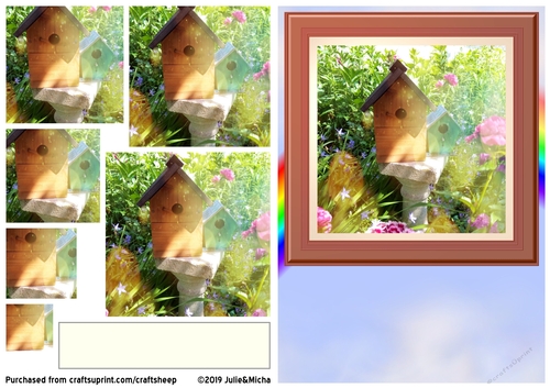 Quick Card with Pyramage Topper Flowers - CUP978508_80020 | Craftsuprint