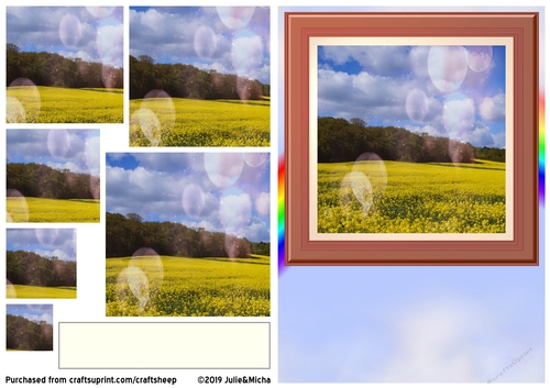 Quick Card with Pyramage Topper Flowers - CUP978515_80020 | Craftsuprint