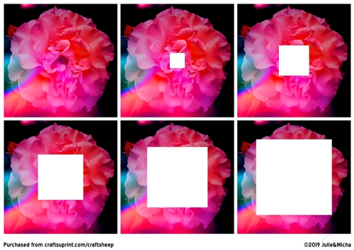 Inverted Pyramage Topper Pink Rose Flowers - CUP979774_80020 | Craftsuprint