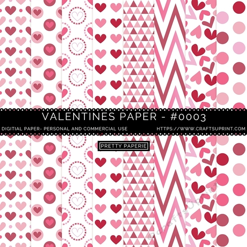 Valentines Digital Seamless Patterns - 12 x 12 - CUP1025858_75932 ...