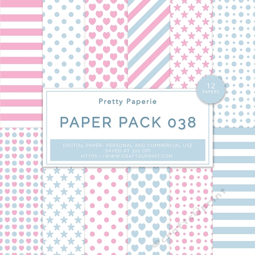 Paper Pack 038 Digital Paper/Backgrounds - Flower Pastel Papers ...