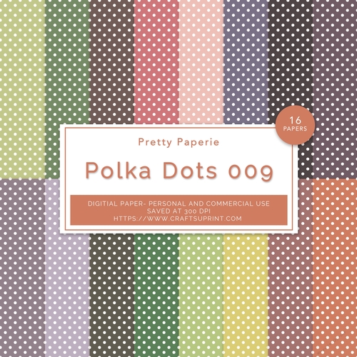 Polka Dot Seamless Pattern - A4 - 210mm x 297mm - CUP1128827_75932 ...