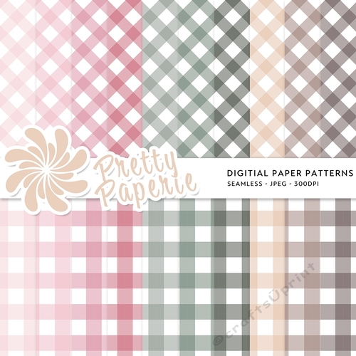 Gingham Seamless Pattern - 12inch x 12inch - CUP1247473_75932 ...