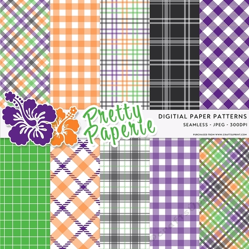 Halloween 004 - Halloween Digital Scrapbooking Seamless Paper Pack - A4 ...