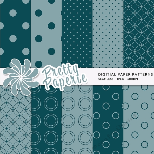 Polka Dot Seamless Patterns - A4 - 210mm x 297mm - CUP1276978_75932 ...