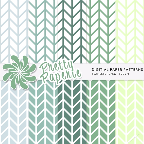 Chevron Seamless Patterns - A4 - 210mm x 297mm - CUP1342961_75932 ...