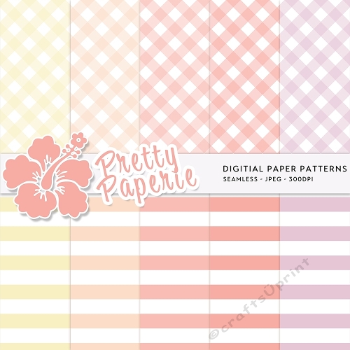 Stripe Seamless Patterns - A4 - 210mm x 297mm - CUP1373931_75932 ...