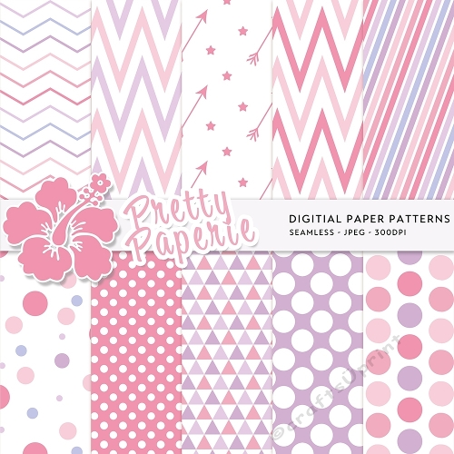 Digital Seamless Patterns - A4 - 210mm x 297mm - CUP1374772_75932 ...