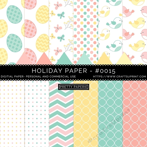 Easter Digital Seamless Patterns - 12 x 12 - CUP946267_75932 | Craftsuprint