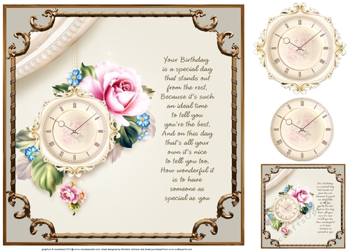 Time Birthday Card - CUP1059796_376 | Craftsuprint
