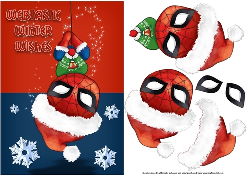 Spiderman Christmas Card - CUP1064934_376 | Craftsuprint