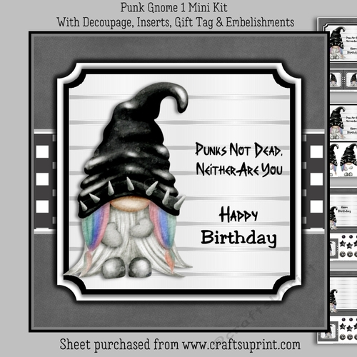 Punk Gnome 1 Mini Kit - CUP1106148_376 | Craftsuprint