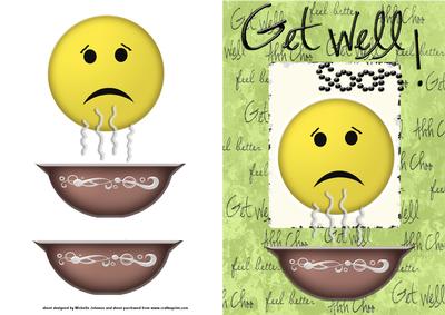 Get Well Male Card with Decoupage - CUP165348_376 | Craftsuprint