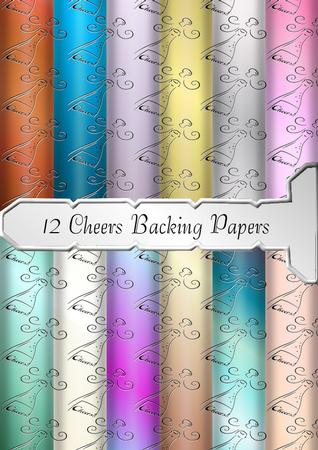 12 Cheers A4 Background Papers - CUP196710_376 | Craftsuprint