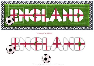 England Football Large Dl Card - CUP328687_376 | Craftsuprint