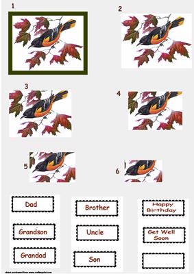 Bird Pyramid with Tags - CUP38985_376 | Craftsuprint